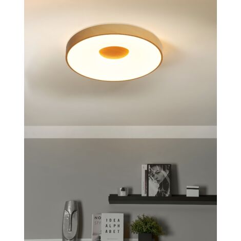 Lámpara de techo moderna luces LED integradas forma redonda con ...