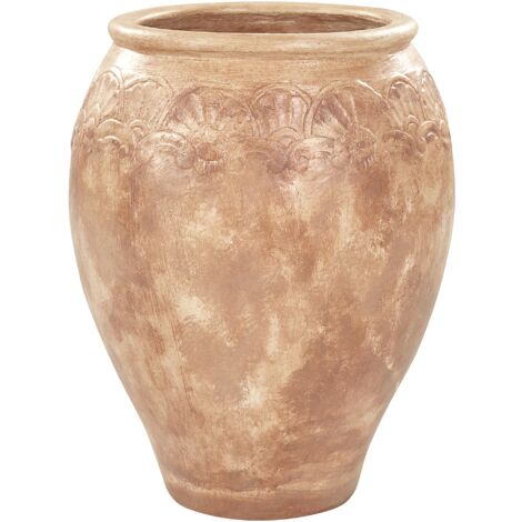 Maceta de jardín tradicional ovalada terracota macetero de interior ...