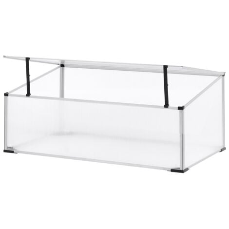 Invernadero de jardín con láminas de policarbonato estructura de ...