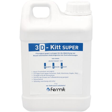 3-D-Kitt Super Flüssigkeit für Abdichtung von Rissen 2 kg Kanister