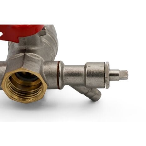 Messing Kugelhahn 1/2 Zoll DN15 Kugelventil Absperrhahn Entlüftung