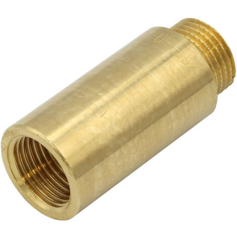 Hahnverlängerung 1/2"x50mm Messing Gewindeverlängerung