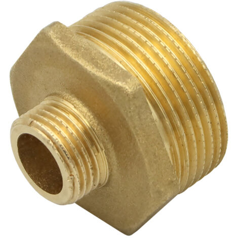 Messing Reduziernippel Übergangsnippel Übergang 1/2" auf 1
