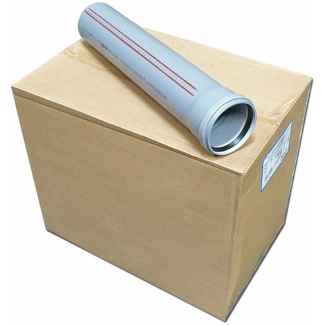 20x HT Rohr DN110 x 500 mm HTEM Kunststoffrohr Abwasserrohr Abflussrohr grau