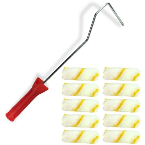 Farbroller-Set lang 11tlg Farbroller Farbwalze Farbrolle Malerroller ...