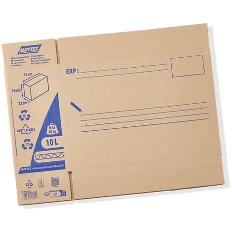 Carton d'expédition 10L