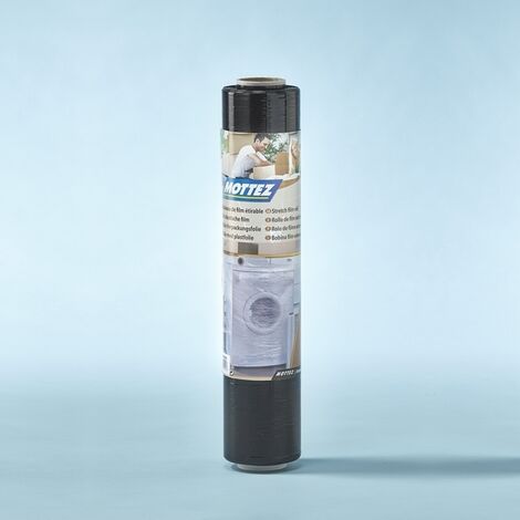 Film étirable noir 300 m x 45 cm