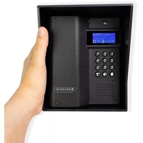Interphone 600 mètres sans-fil longue portée autonome digicode écran ...