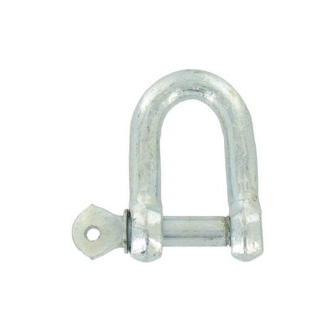 Manille en acier zingué - Diamètre 14 mm