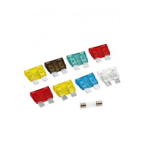 Fusible enfichable - X Modèle Lot de 10 marrons 7,5A