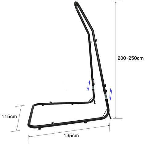 Hofuton Support de Hamac Hauteur Réglable pour Les hamacs Balançoires ...