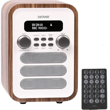 Denver Radio - Denver DAB - Radio rétro - DAB+/ FM Radio - Bluetooth ...