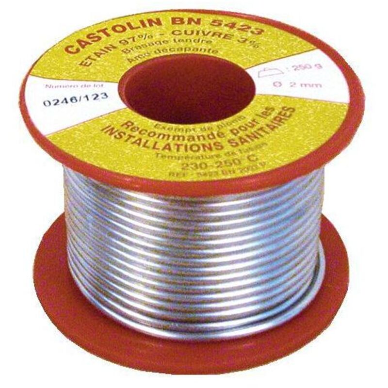 Brasure etain ame decapante