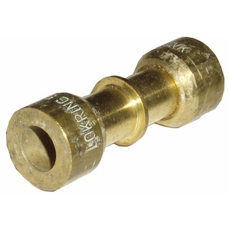 Raccord Lokring droit en laiton 6,5X6,5mm 6,5NKMs00