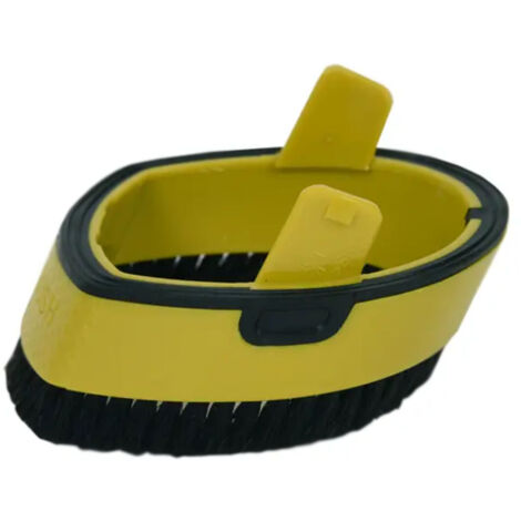 Brosse, embout amovible jaune