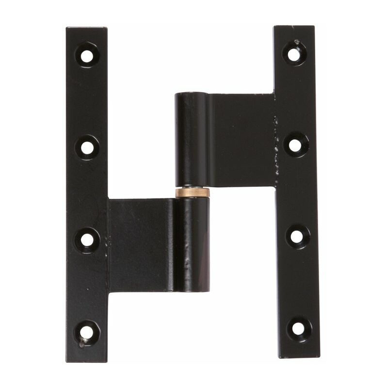 Paumelle gauche noire renforcée - 160 x 120 mm - Grand écart - Faure et ...