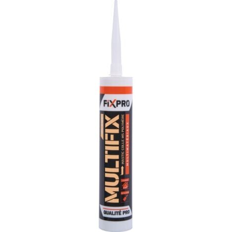 Mastic-colle - Multifix Blanc - Fixpro - MS polymère - Vendu à l'unité
