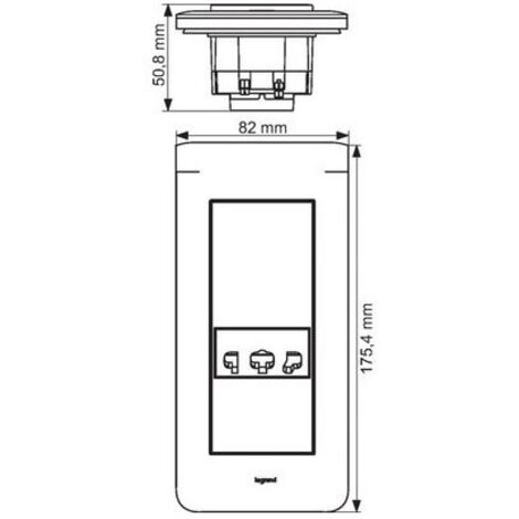 Prise rasoir Mosaic - Legrand