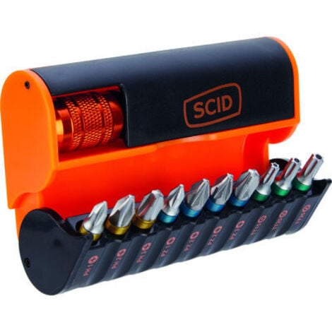 Coffret d'embouts de vissage torsion - SCID - 11 pièces