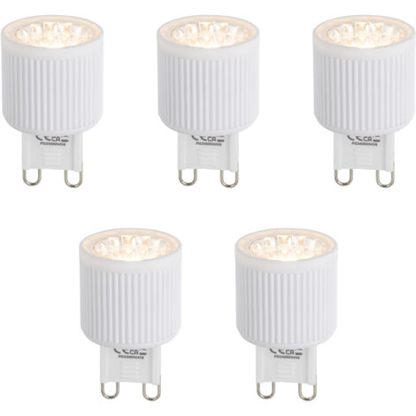 5er-Set G9 24mm 3-Stufen-Dimmbare LED-Lampen 3W 300 lm 2700K