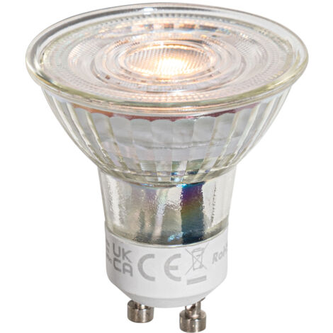 GU10 50mm LED-Glühbirne klar 4,5W 360 lm 2700K