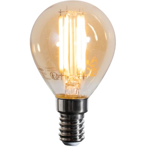 E14 LED-Glühbirne G45 Gold 2W 180 lm 2100K