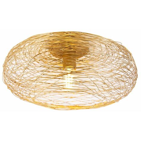 Design-Deckenleuchte gold oval - Sarella