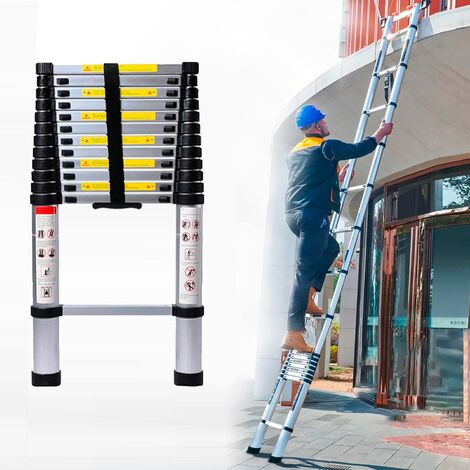 Neo 3.8M Extendable Portable Foldable Telescopic Ladder Multi-Purpose ...