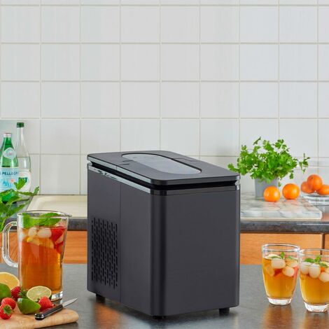 Neo Black 1.7L Electric Ice Cube Maker Machine