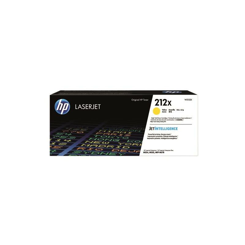 HP 212X Ylw HY Laserjet Toner Cart - HPW2122X