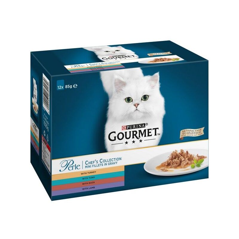 Gourmet Perle Chefs Collection (Turkey Tuna Duck Lamb) - 12pk - 573182