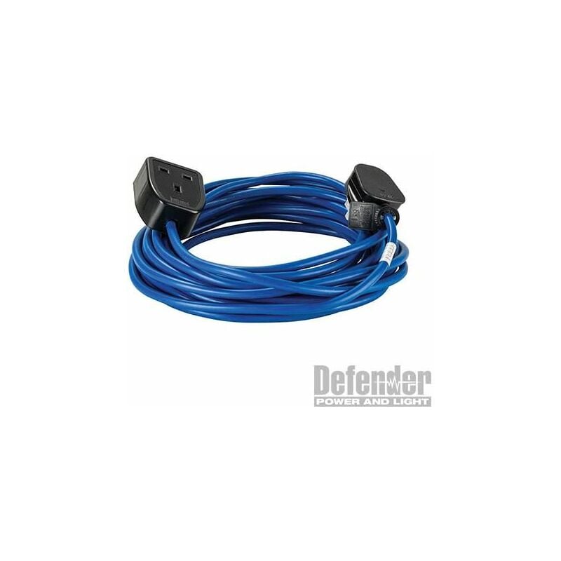 Extension Lead Blue 1.5mm2 13A 10m 230V E85223