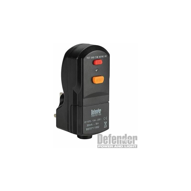 RCD Plug 13A (Wireable) 230V E11070C