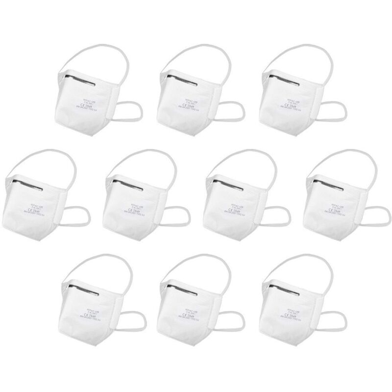 FFP2 NR Fold Flat Mask (Pack 10) - TREFFP2NR10