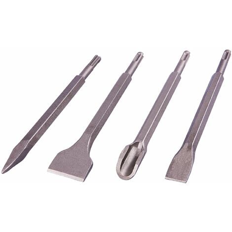 4 Piece SDS chisel set - E0640