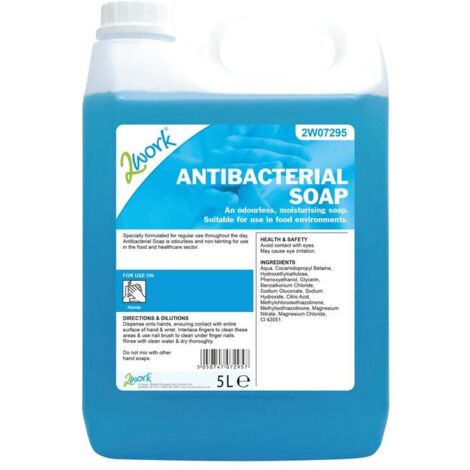 2Work Antibacterial Soap 5 Litres - 2W07295