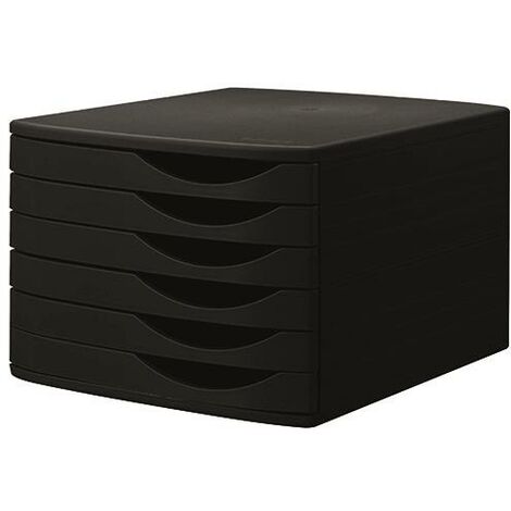 Jalema 6 Desktop Drawers Set Black - AL98752