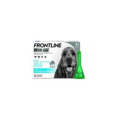 Frontline Plus Medium Dog - 3 Pipettes - 747995