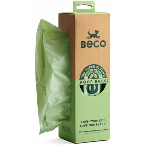 Beco Degradable Poop Bags Unscented 300 Roll 264855