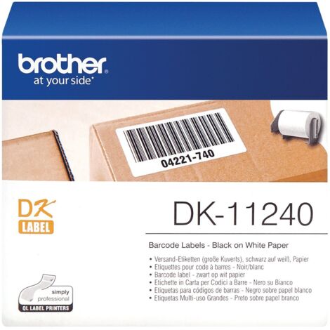 Brother Barcode Labels Roll Blk o Wh - BA64632