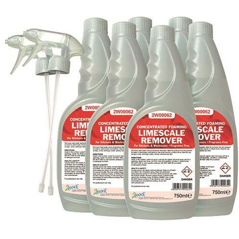 2Work Limescale Remover 750ml Pk6 - 2W07244