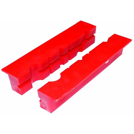 140mm Non-marking magnetic vice jaw protectors - D4290