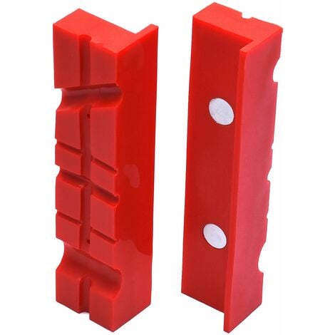 140mm Non-marking magnetic vice jaw protectors - D4290