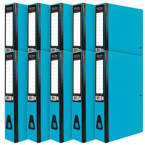 Pukka Brights Box File FC Blue Pk10 - PP37777