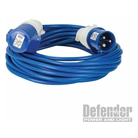 Extension Lead Blue 2.5mm2 16A 14m 230V E85221