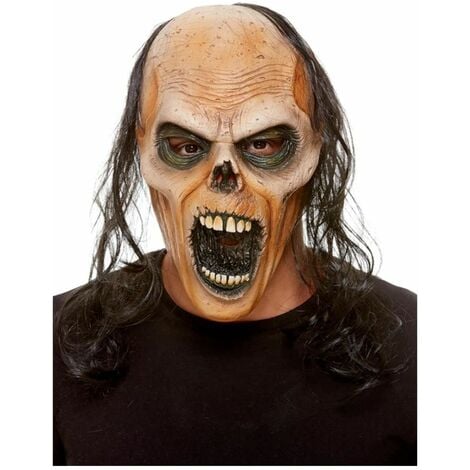 Zombie Latex Mask, Brown 61115