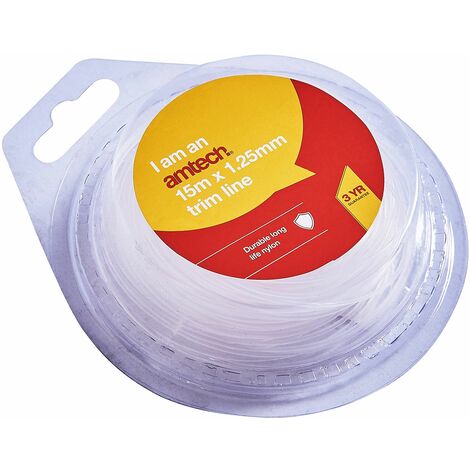 15M X 1.25mm Strimmer Line - U4050