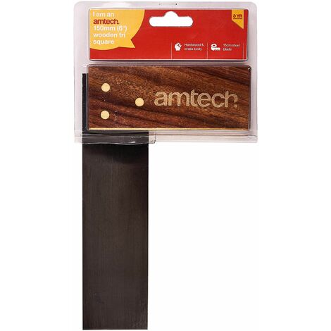 6" Wooden Tri Square - P3386