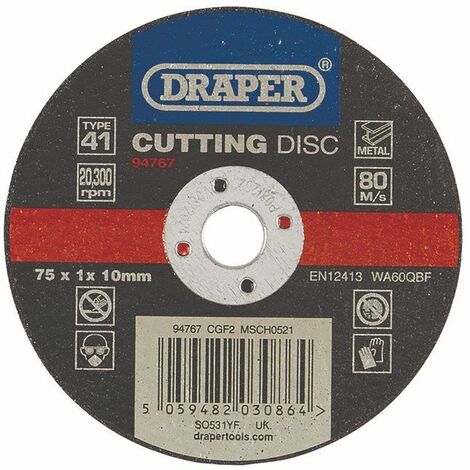 Metal Cutting Disc, 75 x 1 x 10mm (94767)