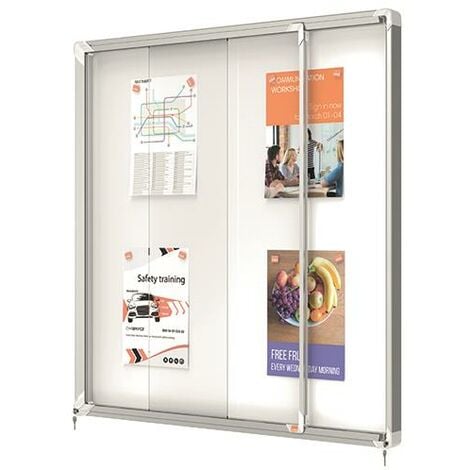 Nobo PremPlus OD Mag NBrd 12xA4 Lock - NB06407